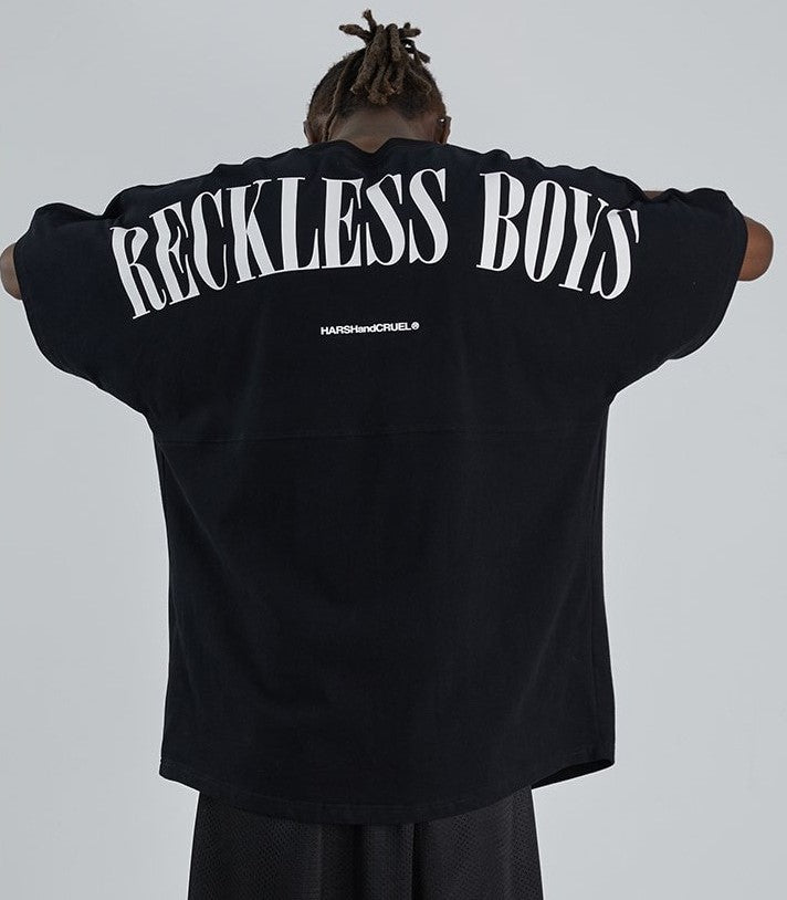 "THE RECKLESS BOYS" - Relaxed fit OVERSIZED T-shirt – GENESISCO