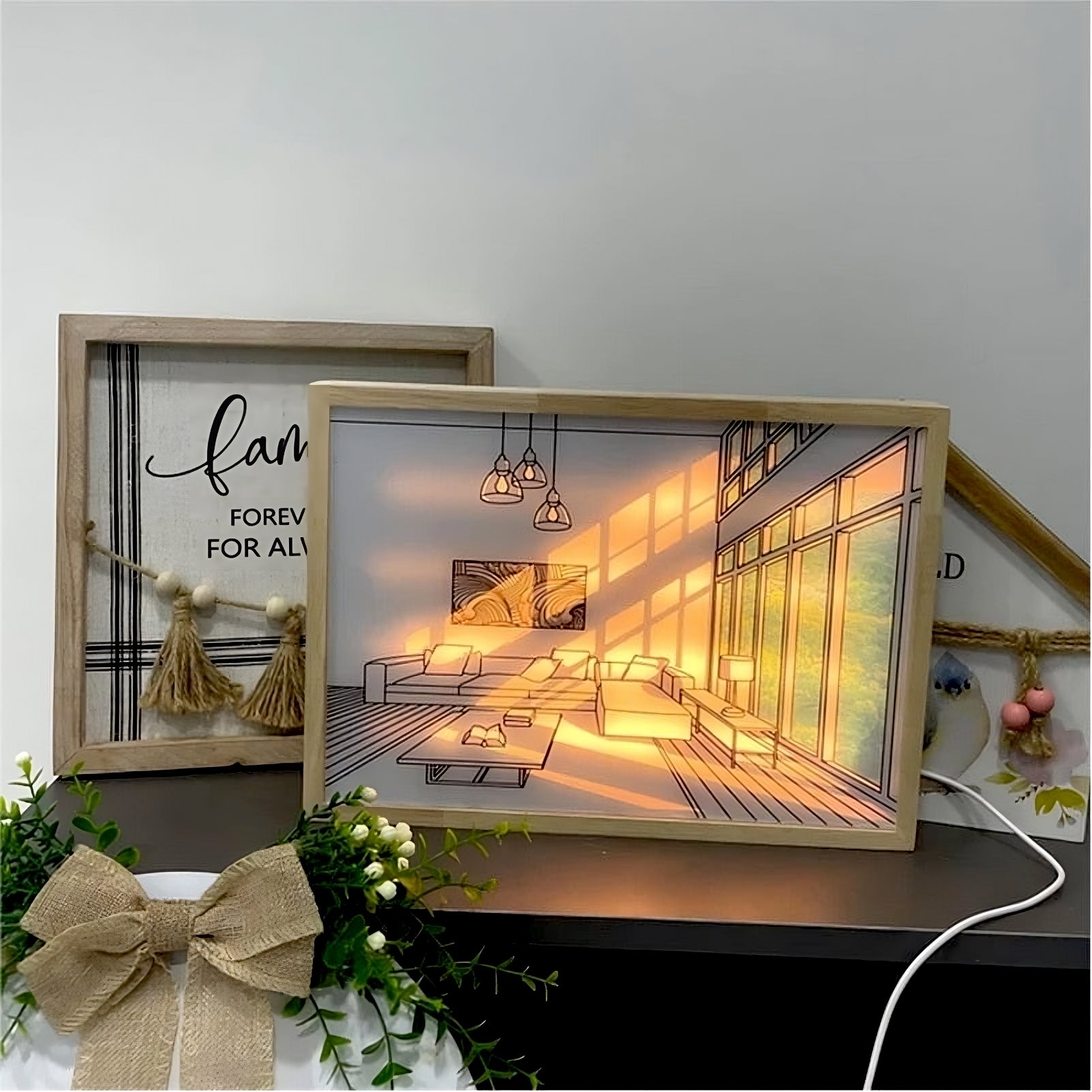 LUMINOUS HOME - Illuminated Indoor Art Painting LED Light – GENESISCO