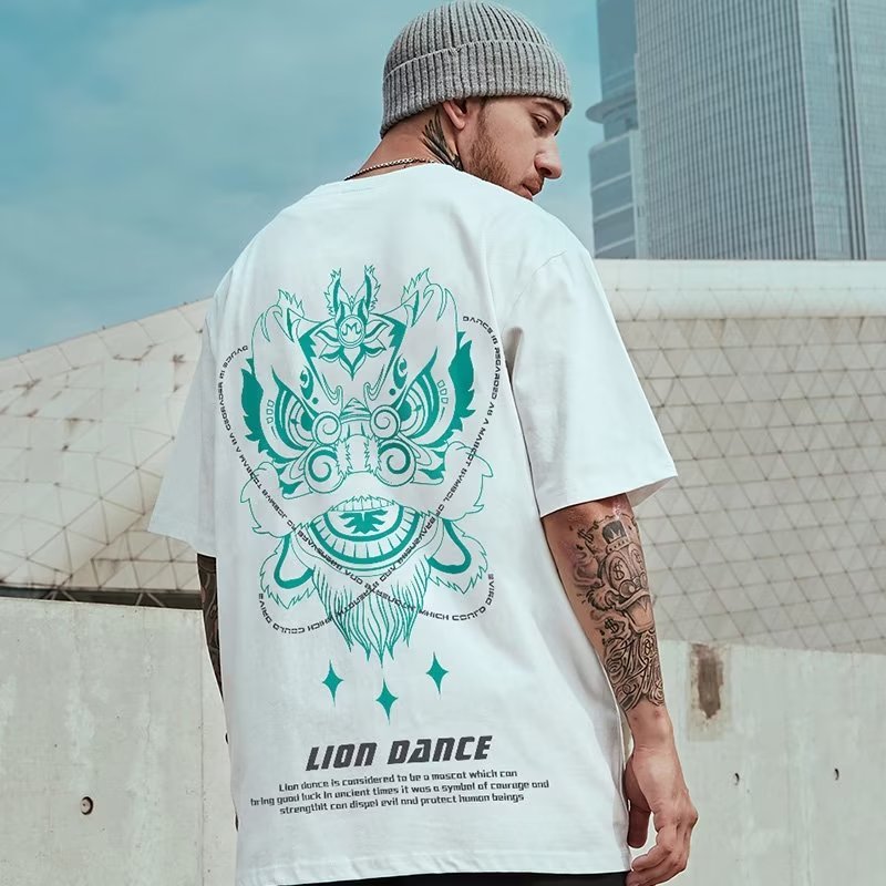 "THE LION DANCE" - OVERSIZED T-shirt – GENESISCO